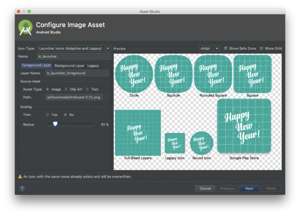 Add Adaptive Icons to your Android App - The Engineer's Cafe