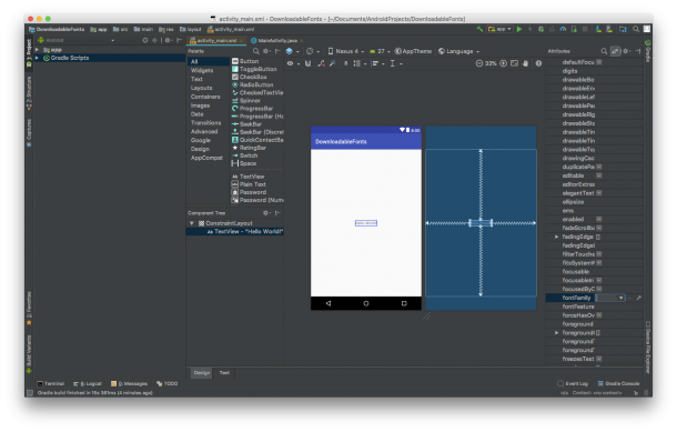 Add downloadable fonts to your Android App - The Engineer's Cafe
